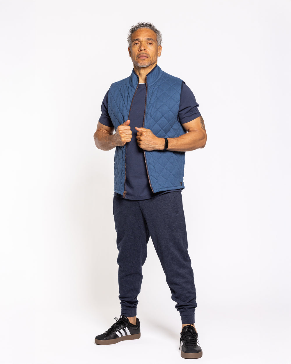 Manhattan Vest Indigo Night